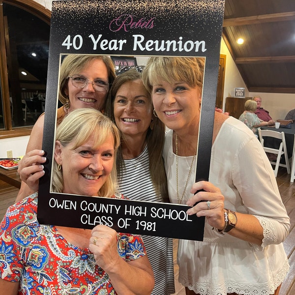 Class Reunion Photo Booth Frame, Class of Photo Booth Frame, High ...