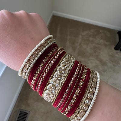 Rainbow Bangle Stack - Etsy