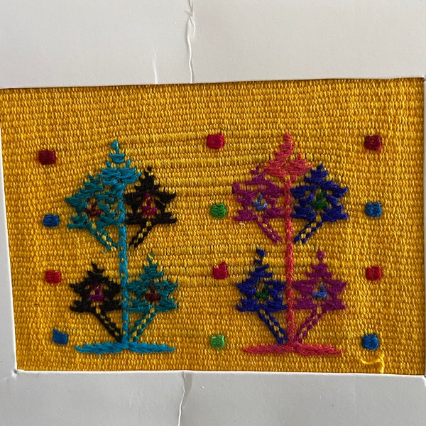 Tarjetas De Nota Hechas a Mano Con Textiles De Guatemala Nota ...