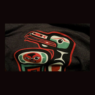 Wolf Totem T-shirt, Haida Art, Native American Gift - Etsy