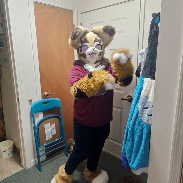 Vitality Wolf-premade Kig Head Fursuit Mask Kigrumi Head, Kig Head Mask ...