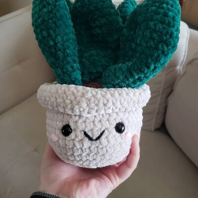 Potted Plant Friend PDF Crochet Pattern crochet Plant, Amigurumi Plant ...