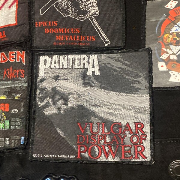 Pantera Cowboys From Hell Fking Hostile new Sew on Patch Offical Band Merch. - Etsy
