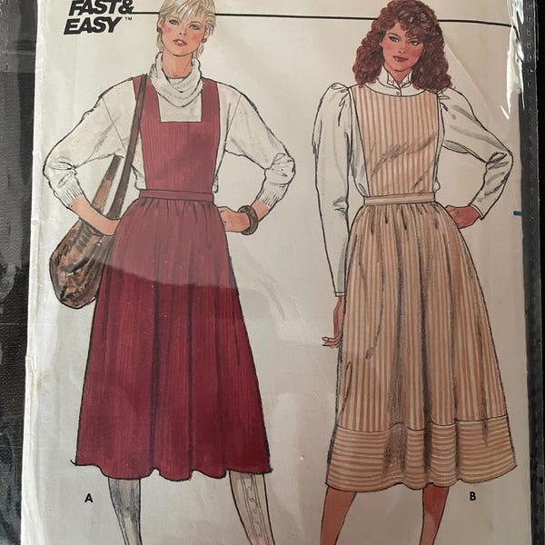 New Look 6655 Vintage Long Jacket and Skirt Sewing Pattern - Etsy