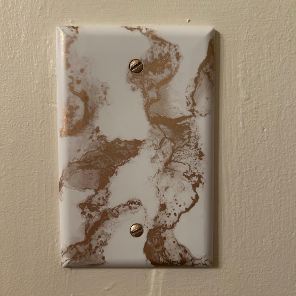 Colorful Abstract Art Light Switch / Electrical Outlet Cover - Toggle ...