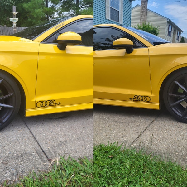 Turbo Audi Decal | Audi Emblem Logo | Vinyl Sticker | Laptop, Car ...