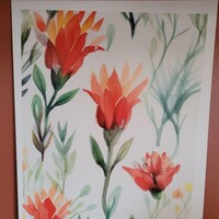 Watercolor Huckleberry Branch Poster Print, Huckleberry Print, Montana ...