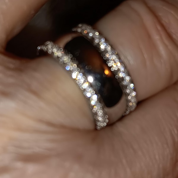 Thin Minimalist High Polished Simple Plain Silver Ring Band / Stackable Engagement Promise ...