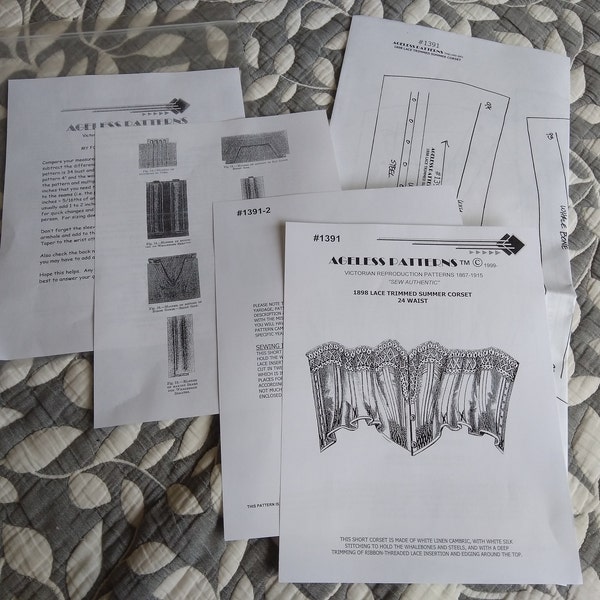 TV225 1878 Fantail Skirt Sewing Pattern by Truly Victorian - Etsy