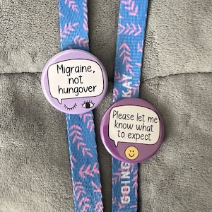 I Have Hearing Difficulties Badge Pin Hearing Impairment Hard of ...