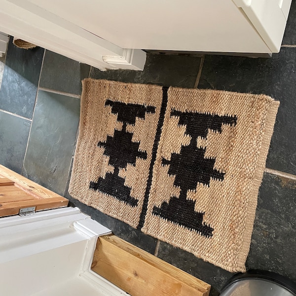 Oval Jute Rug Area Rug Solid Jute Rug jute Runner Hallway Runner ...