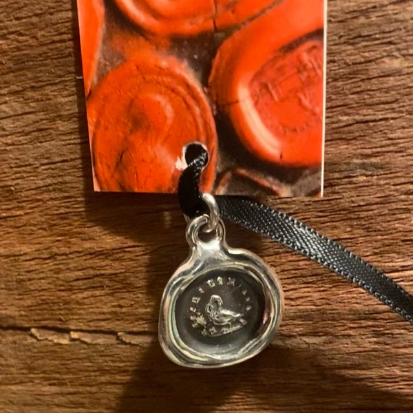 Motherhood Wax Seal Necklace - Pelican in Her Piety Wax Seal Charm ...