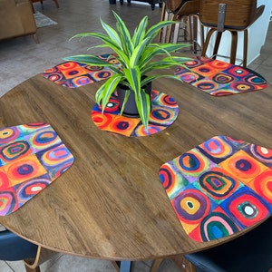 William Morris Snake Head Wedge Placemats for Round Table Tactile ...