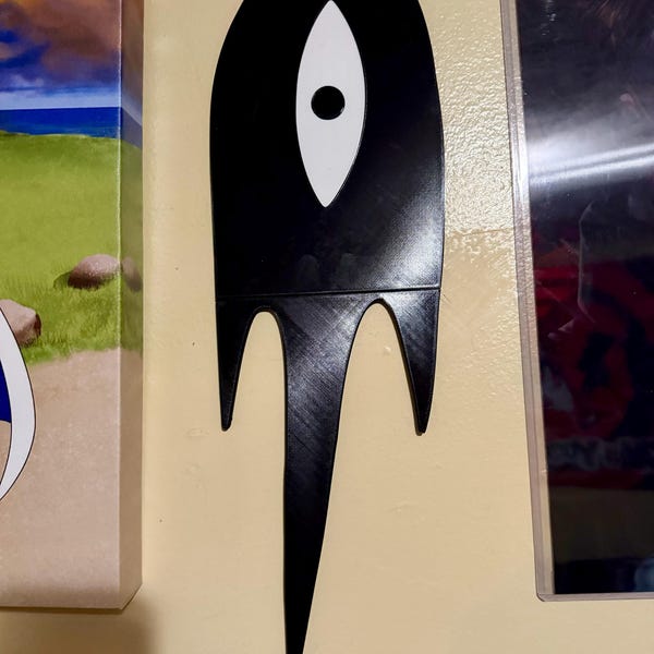 3D Printed Poster Mewo From Omori / Wall Art / Plastic 25cm - Etsy