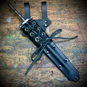 Great Sword Leather Back Sling - Etsy