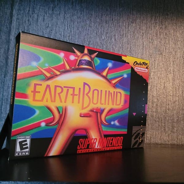 Earthbound SNES Box Manual & Tray - NO GAME Included Earthbound ...