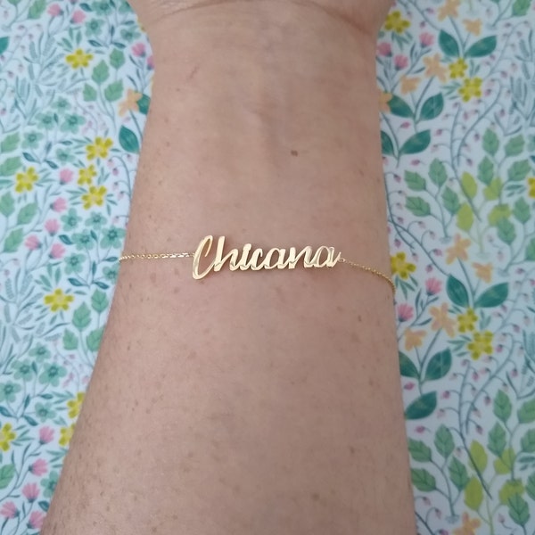 Personalized Name Bracelet * Cursive Name Bracelet * Custom Bracelet ...