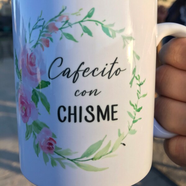 Chongo, Cafecito, Y a Chingarle Mija Mug Spanish Mexican Mug Funny Mug ...