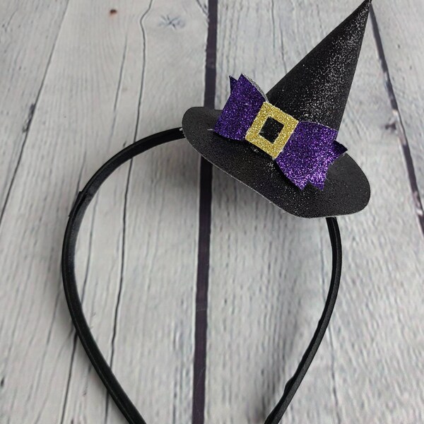 Witch Hat Bow SVG, Halloween Hair Bow Template, Cricut Bow SVG, Witches ...