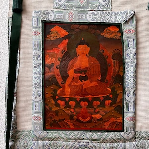 Hand-painted Guru Rinpoche, Rainbow Body, Padmasambhava, Master Quality ...