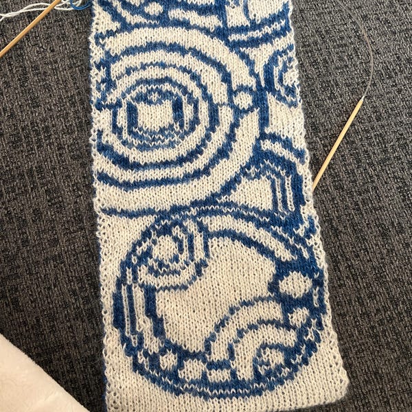 Doctor Who Double Knit Scarf Pattern - Etsy