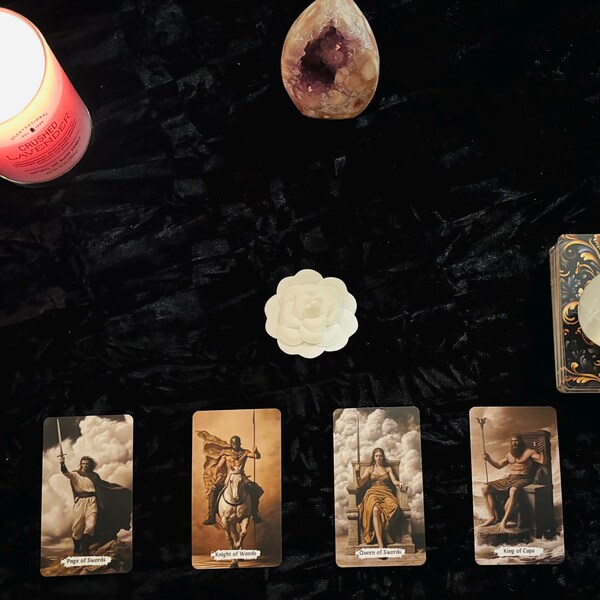 Watercolor Tarot Deck, Drawn Tarot Cards, Moderntarot Deck, Modern ...