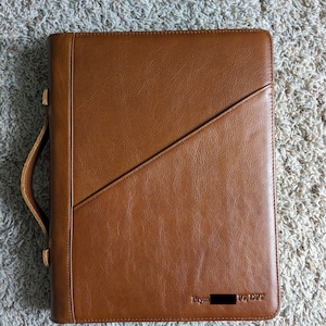 Pink Portfolio for Women, 3 Ring Binder Custom Portfolio With Name Logo ...