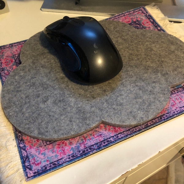 Cloud Computer Mouse Pad and Raindrop Coaster Mousepad Mouse Mat Unique ...