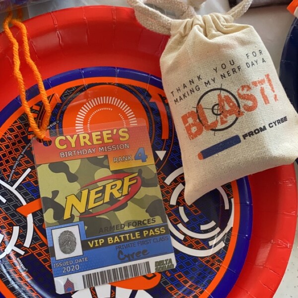 Printable Nerf Battle Sign - Nerf Decor | Nerf Battle Signs | Nerf ...