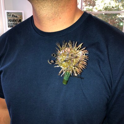 Red Victorian Inspired Cone Tussie Mussie Holder One of A Kind Keepsake ...