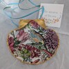 Hand Decorated Scallop Shell Trinket Dish Decoupaged and Painted Beach ...