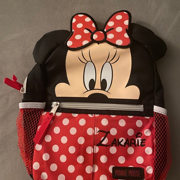 Personalized Minnie Mouse 10 Inch Mini Backpack With Harness - Etsy