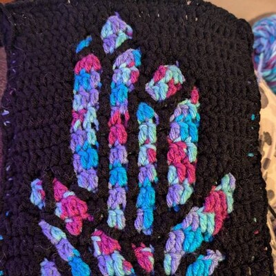 Regina Mosaic Crochet Pattern Chart by Sixel Design Stained Glass ...