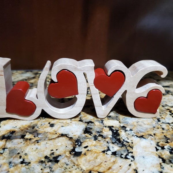 Love and Heart Scroll Saw Pattern - Etsy