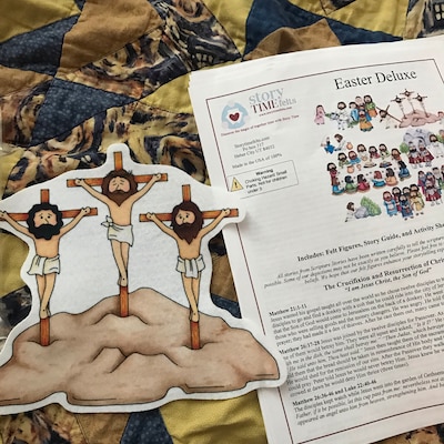 Easter Deluxe Felt Set for Bible Felt Flannel Board Stories Last Supper ...