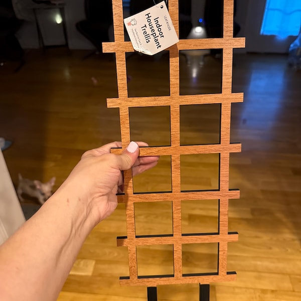 Ladder Indoor Plant Trellis (3 Sizes for 2-6" Pots) | Mini & Small Wood ...