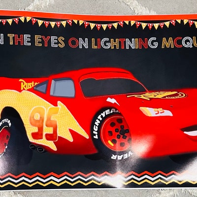 Disney Cars 3 Food Tents Chalkboard Set 3 Cars Food Label Disney Cars ...