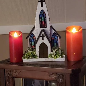 White Primitive Church - Etsy