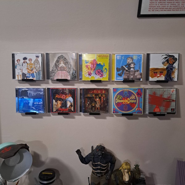 Compact Disc CD Display Wall Floating Mount Shelf - Etsy