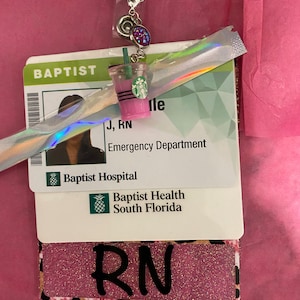 Radiology Badge Buddy MRI Tech Badge Buddy Vertical Badge - Etsy
