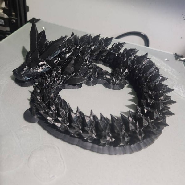 Crystal Dragon Cinderwing3d, STL File for 3D Printing,, STL Print Files ...
