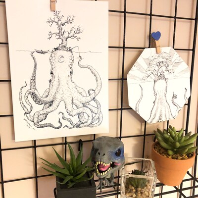 Steampunk Fish Digital Download, Steampunk Art Print, Clockwork Animals ...