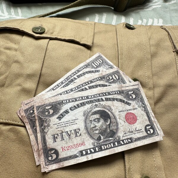 Fallout NCR Notes Prop Currency - Etsy