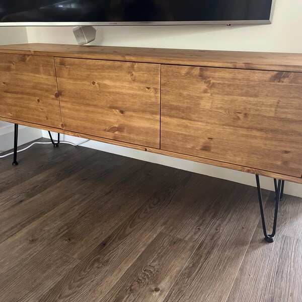 3 Tier Record Player Unit, Media Unit, Tv Stand, Vinyl Storage Unit ...