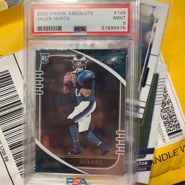 Joe Burrow Rookie Card 2020 NFL Panini Prizm Refractor PSA Graded 10 ...