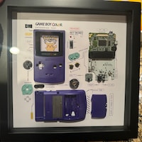 Framed Nintendo Game Boy Pocket Disassembled Game Console Wall Art ...
