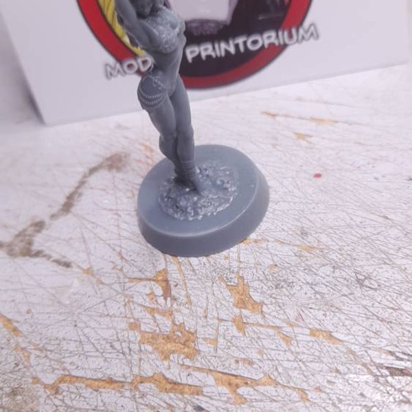 NPC Alma Slyden 8K D&d/pathfinder 32mm 75mm 100mm Miniature RPG Model ...