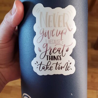 You Are Enough Vinyl Sticker Encouraging Quote Sticker Women - Etsy