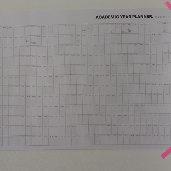 2025 Narrow Portrait Year Planner 2025 Wall Calendar Monthly Planner ...