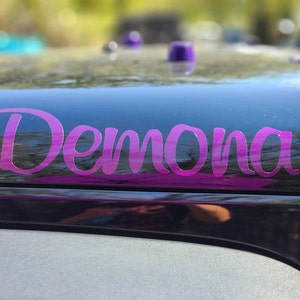 Custom Windshield Decals Word and Number Car Truck Window Custom ...